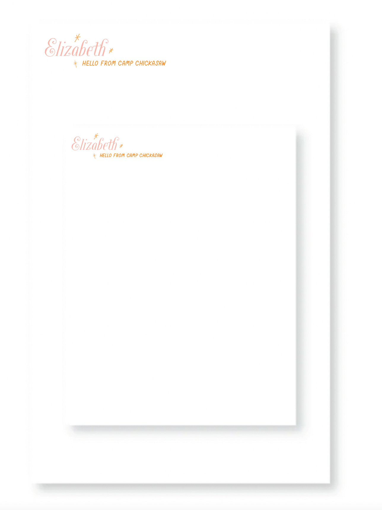 The Elizabeth Camp Notepad – Stovall Collection