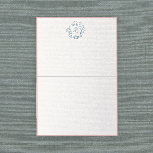 Motif Laid Paper Letter Sheet – Stovall Collection