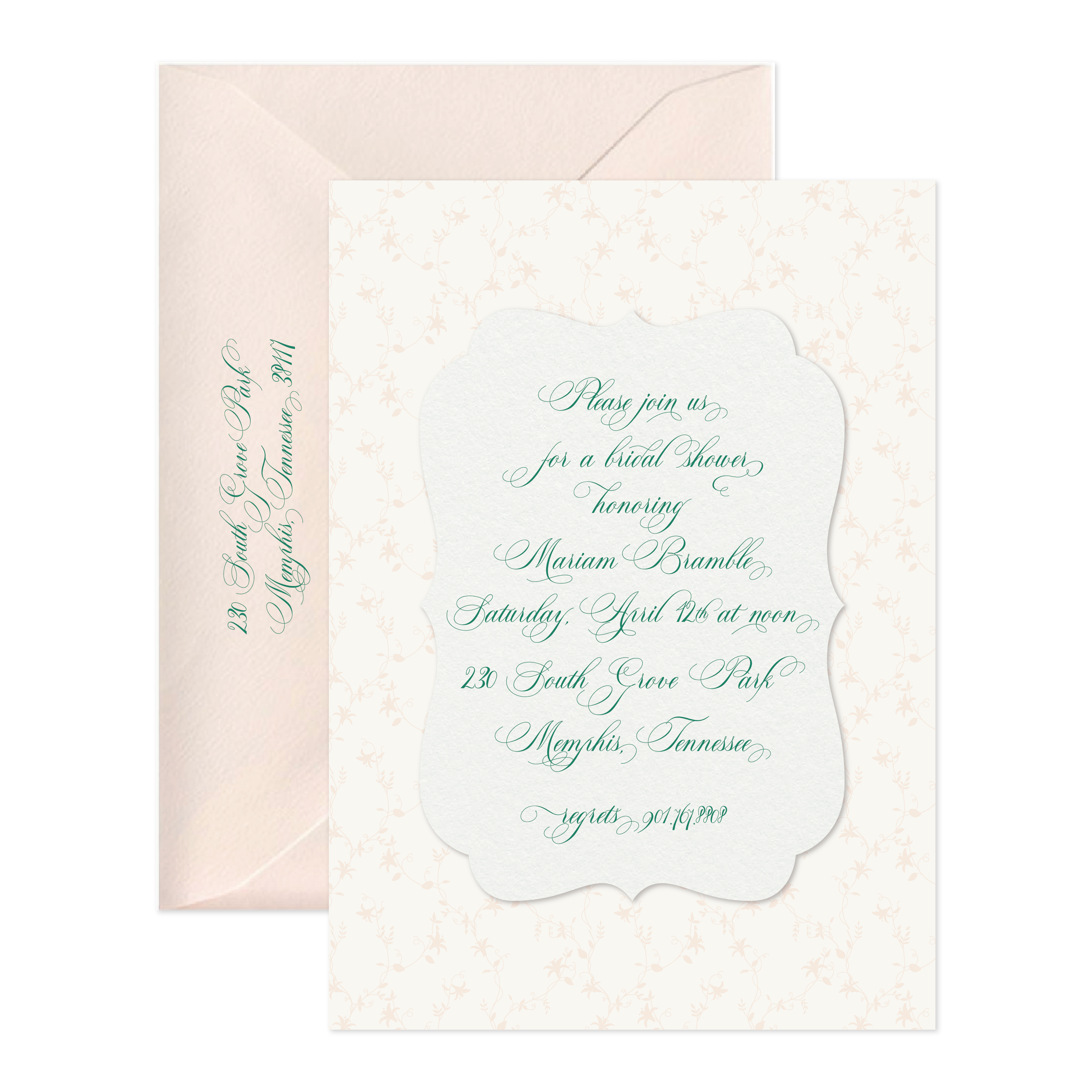 Sinday Baby Shower Invitation – Stovall Collection