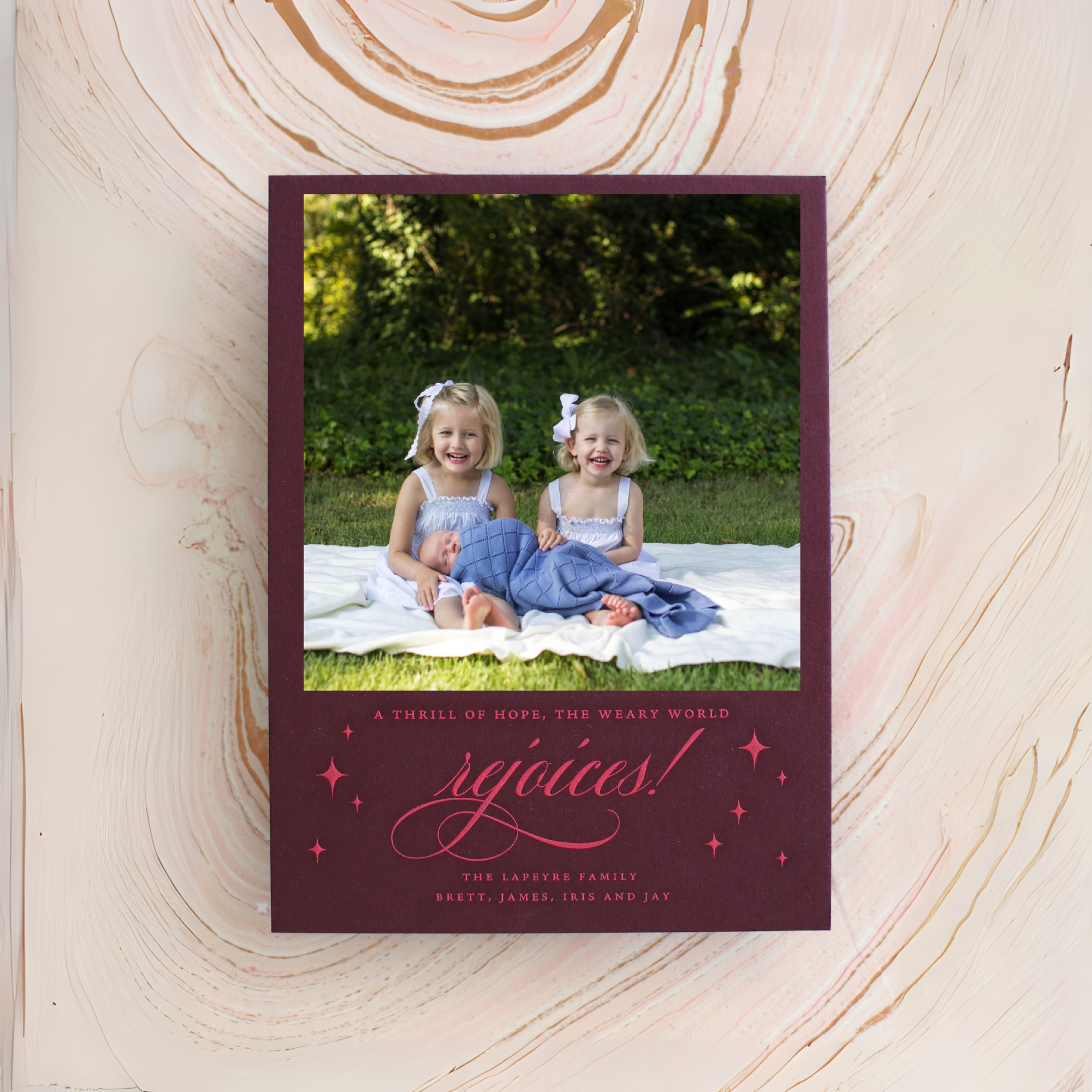 Lyra Small Luxe Card – Stovall Collection