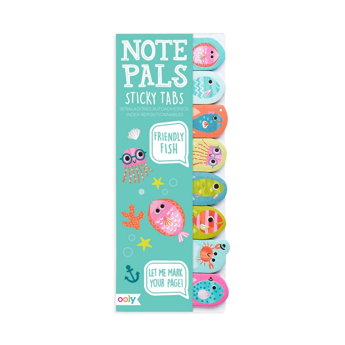 Note Pals Sticky Tabs - Friendly Fish (1 Pack) – Stovall Collection